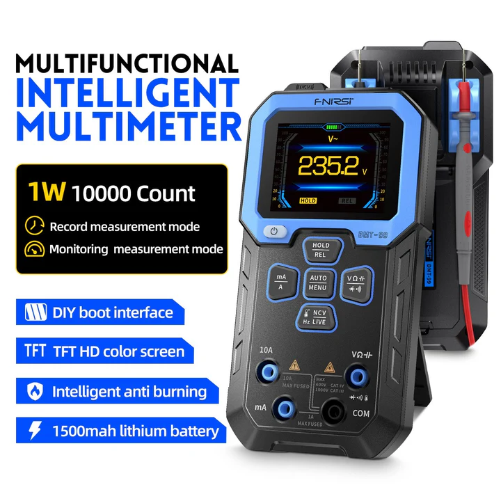 FNIRSI DMT-99 Digital Multimeter – Multitester Pintar 10000 Count/TRMS ...